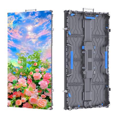 China Outdoor Stage Rental LED Video Wall P3.91 P4.81 P2.9 P2.6 Waterproof 500x1000mm Cabinet for sale