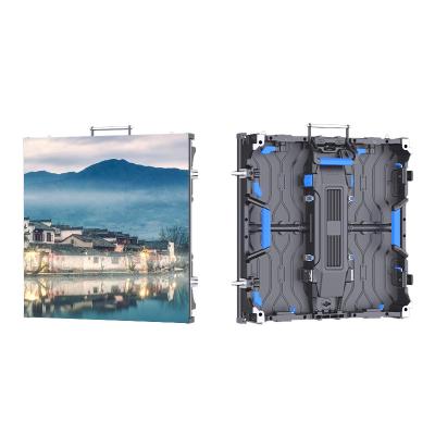China 1921 LED Chip P3.91 Indoor Outdoor Rental LED Display Wall 500x500mm Cabinet for sale