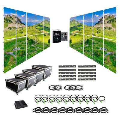 China Full Color Stage LED Video Wall P3.91 Outdoor Rental Screen 500x500mm Cabinet for sale