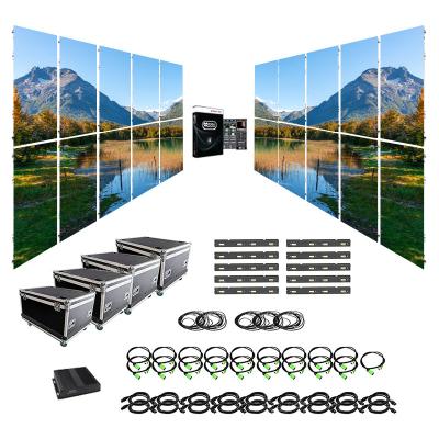 China P2.9 P3.91 P4.81 Stage Rental LED Display Video Wall 500x500mm 500x1000mm High Refresh Full Color for sale