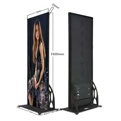 China P2 P2.5 P3 P4 Indoor LED Poster Display Screen 1200cd/m² Brightness 100000 Hours Lifespan for sale