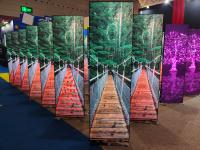 China P2 P2.5 P3 P4 Indoor LED Poster Display Screen 1200cd/m² Brightness 100000 Hours Lifespan for sale