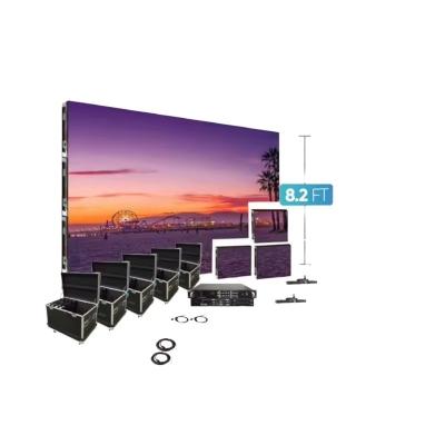 China P2 P3 P4 Indoor LED Video Wall Panel - 8K 4K HD Display with 1200-1800cd Brightness and 140° Viewing Angle for sale