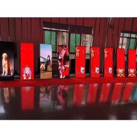 China P2.5 P3 P4 HD LED Poster Display with 1200cd/m² Brightness for Shopping Mall Floor Standing Advertising for sale