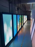 China P2.5 P3 P4 HD LED Poster Display with 1200cd/m² Brightness for Shopping Mall Floor Standing Advertising for sale