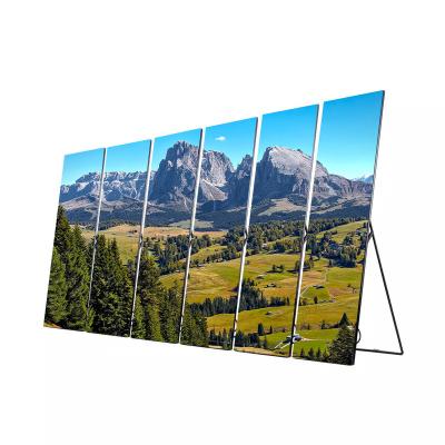 China P2.5 Vertical LED Display Poster - 160,000 Dots/m² Pixel Density, 1200 cd/m² Brightness for Commercial Advertising for sale