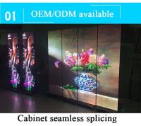 China P2.5 Vertical LED Display Poster - 160,000 Dots/m² Pixel Density, 1200 cd/m² Brightness for Commercial Advertising for sale