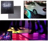 China Interactive Rental Dance Floor LED Screen with 500x500mm & 500x1000mm Cabinet Sizes and IP65 Waterproof Rating for sale