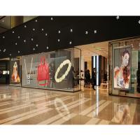 China Indoor Transparent LED Curtain Screen P3.91-7.82 1000x1000mm with Nationstar LED Chip 2500cd/m² Brightness for sale