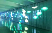China Indoor Transparent LED Curtain Screen P3.91-7.82 1000x1000mm with Nationstar LED Chip 2500cd/m² Brightness for sale