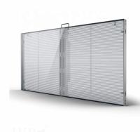 China P3.91 LED Transparent Display Panel 500×125mm Module with 5000cd/m² Brightness and 75% Transparency for sale