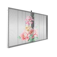 China Nationstar P3.91-7.82 LED Transparent Display 5000cd/m² Brightness for Indoor Glass Curtain Wall Advertising for sale