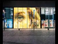 China Nationstar P3.91-7.82 LED Transparent Display 5000cd/m² Brightness for Indoor Glass Curtain Wall Advertising for sale