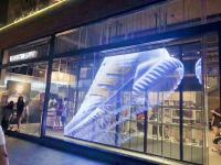 China Nationstar P3.91-7.82 LED Transparent Display 5000cd/m² Brightness for Indoor Glass Curtain Wall Advertising for sale