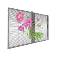 China SMD1921 LED Transparent Glass Display P3.91-7.82mm Pixel Pitch with 85% Transparency for Advertising for sale