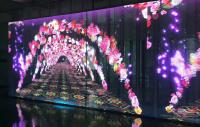 China Indoor P3.91 P7.82 Transparent LED Display 2500cd Brightness 1000x500mm Cabinet for sale