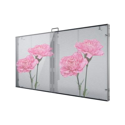 China Outdoor P3.91-7.82 Transparent LED Video Wall Panel 6000cd Brightness SDK Customizable for sale