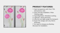 China P3.91-7.82 Indoor Transparent LED Screen Video Wall - 4500nits Brightness, 100000 Hours Lifespan for sale
