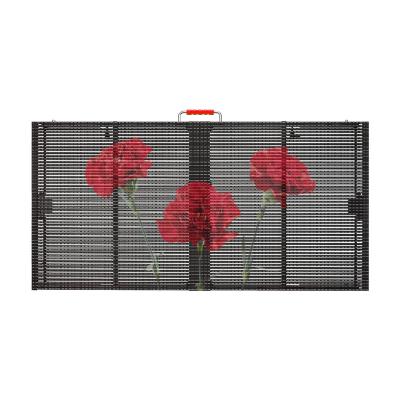 China P3.91-7.82 Transparent LED Display 500×1000mm/1000×1000mm Panel with 800cd/sqm Brightness and 100,000 Hour Lifespan for sale