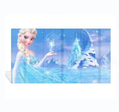 China 5000cd/sqm P3.91-7.82 LED Transparent Film Screen for Glass Advertising Video Wall Display for sale