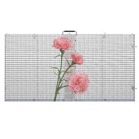 China 5000cd/sqm P3.91-7.82 LED Transparent Film Screen for Glass Advertising Video Wall Display for sale