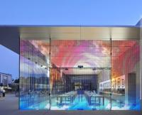 China P3.91-7.82 Outdoor Adhesive Glass Transparent LED Display Screen 5000cd Brightness for sale