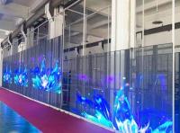 China P3.91-7.82 LED Transparent Display 1000×500mm/1000×1000mm Cabinet with 5000cd/m² Brightness for sale