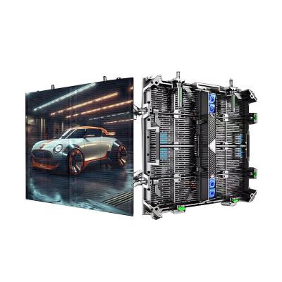 China P3.91-7.82 Outdoor Transparent LED Display 5600cd/sqm Brightness 500x500mm Cabinet for sale
