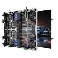 China P3.91-P7.82 Outdoor Rental Flexible LED Transparent Film Screen - 500×500mm Cabinet, 5600cd/m² Brightness, IP65 Rated for sale