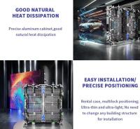 China P3.91-P7.82 Outdoor Rental Flexible LED Transparent Film Screen - 500×500mm Cabinet, 5600cd/m² Brightness, IP65 Rated for sale