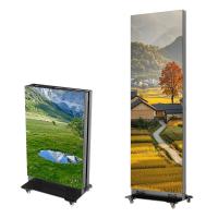 China Indoor LED Poster Screen P2.5 P3 P4 P5 Modular Foldable Billboard 8.5kg 1500 Nits for Airport Brand Stores for sale