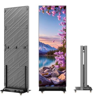 China YUYI Portable Foldable LED Display Poster Screen P2 P2.5 P3 with 1500nits Brightness and 3840Hz Refresh Rate for sale