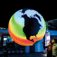 China YUYI P1.8 Sphere LED Display Screen 1.86mm Pixel Pitch Full Color Indoor 1-2m Diameter for sale