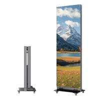 China Foldable LED Poster Display P1.25-P2.5mm Pixel Pitch with GOB Process 1200 cd/m² Brightness for Indoor Use for sale