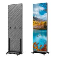 China Foldable LED Poster Display P1.25-P2.5mm Pixel Pitch with GOB Process 1200 cd/m² Brightness for Indoor Use for sale