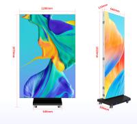 China Ultra-Thin 50mm Portable LED Poster Screen with 78kg Weight and Dual Display Modes for Indoor Advertising for sale
