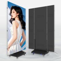 China Ultra-Thin P1.25 P1.86 P2.5 HD Three-Fold Standing LED Poster Screen with GOB Technology and 78kg Weight for sale
