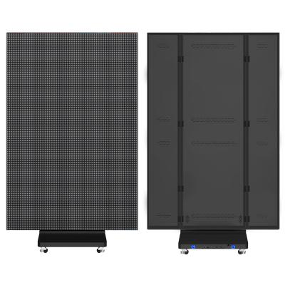 China YUYI Ultra-Thin P1.25 P1.86 P2.5 HD LED Poster Screen with Three-Fold Standing Design for Indoor Digital Advertising for sale