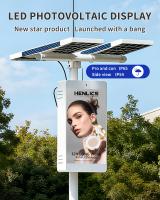 China Outdoor Solar LED Advertising Screen 3.84mm Pixel Pitch 6000-6500cd/m² Brightness for sale