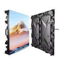China YUYI LED Stadium Screen Arc Splicing 0-20 Degree Adjustable Bracket Cooling Fans Outdoor Rental Display for sale