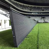 China YUYI LED Stadium Screen Arc Splicing 0-20 Degree Adjustable Bracket Cooling Fans Outdoor Rental Display for sale