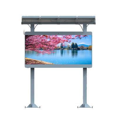 China Solar Powered Outdoor LED Display with Energy Saving Technology and Remote Device Management for sale