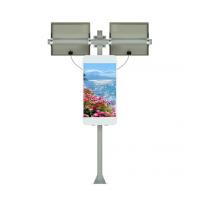 China Outdoor Solar Light Pole LED Display 3.84mm Pixel Pitch 6000cd Brightness 100000Hrs Life for sale