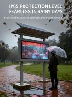 China Solar Powered Outdoor LED Display with Energy Saving Technology and Remote Device Management for sale