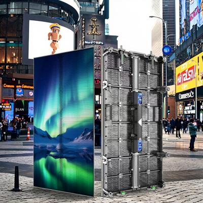 China HD LED Transparent Display 5600 Nits Brightness 500x1000mm Cabinet IP65 Waterproof for sale