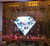 China YUYI P3.91-7.82 Transparent LED Screen 75% Transparency 800cd Indoor Display Panel for sale