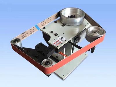 China Flexible Speed Manual Belt Grinding Machine 60 to 800 Grit for Knife Metal Polishing for sale
