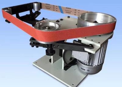 China Wire Belt Polishing Grinder Machine 380x350x580mm Transducer Speed Control for sale