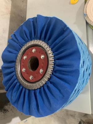 China Round Cloth Buffing Wheel Fine Mirror Finishing 6 Inch for Stainless Steel Aluminum Copper Metal for sale