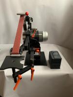 China Multifunctional Manual Belt Deburring Machine Knife Belt Grinder for sale